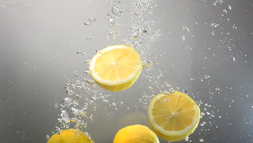 Lemon Falls Into Water With A Splash Stock Footage Video 913507 ...
