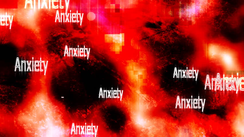 Anxiety Feelings Looping Animated Background Stock Footage Video (100% ...