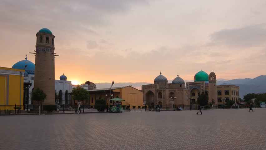 Stock video of kulyab - april 2016: mosques in | 16565245 | Shutterstock