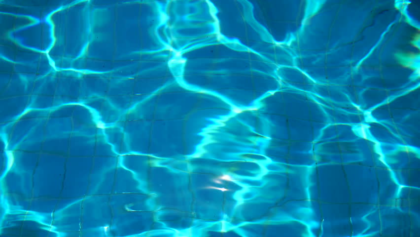 Refraction Of Sunlight In Swimming Pool Water. Animation Of Ripple ...