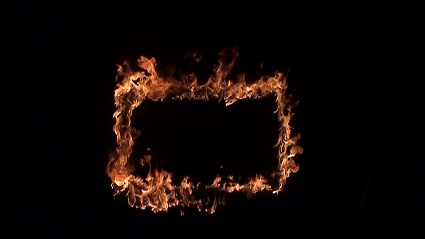 Square Burning In Flames Stock Footage Video 17346970 | Shutterstock