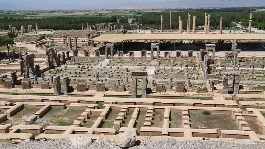 In Iran Persepolis the Old Stock Footage Video (100% Royalty-free ...