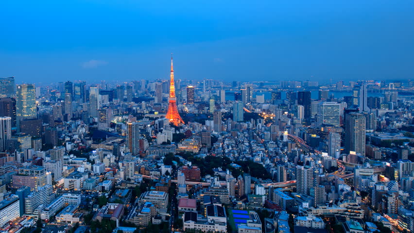 Tokyo Skyline Timelapse Stock Footage Video 7043482 Shutterstock 