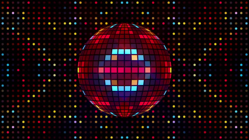Disco Ball And Lasers Animation For Music Broadcast TV, Night Clubs ...