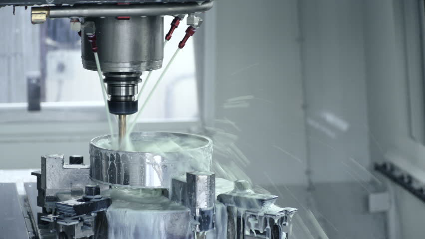 Hi-tech Process of Metalworking and Stock Footage Video (100% Royalty ...