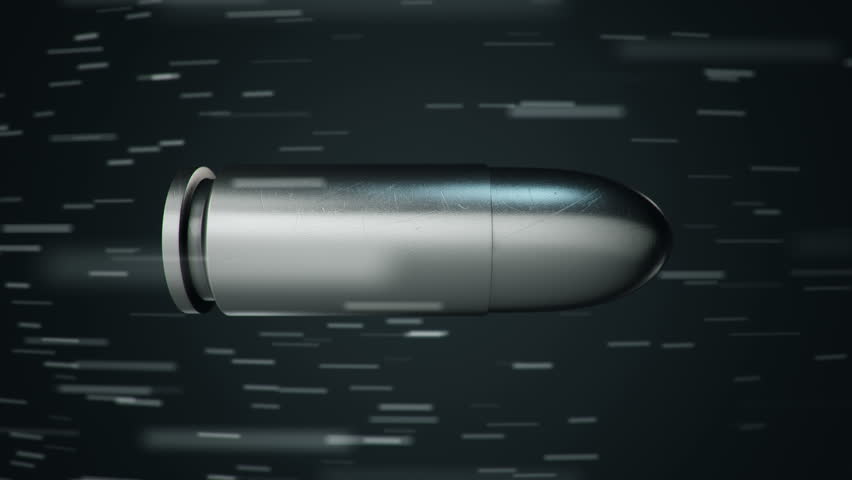 Animation Flying of Bullet with Stock Footage Video (100% Royalty-free ...