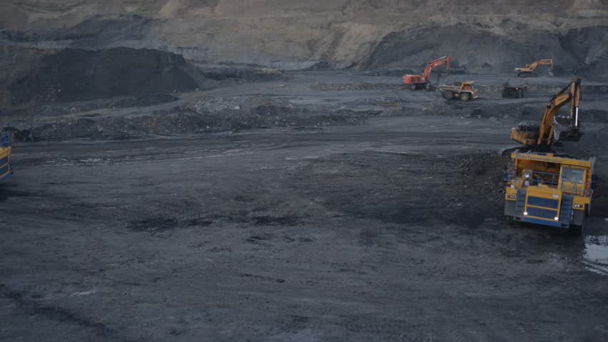 Production of Coal in the Stock Footage Video (100% Royalty-free ...