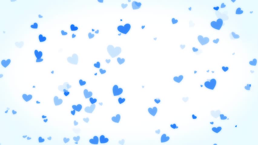 Light Blue Heart Background