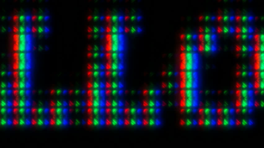 Extreme Close-up of Pixels of Stock Footage Video (100% Royalty-free ...