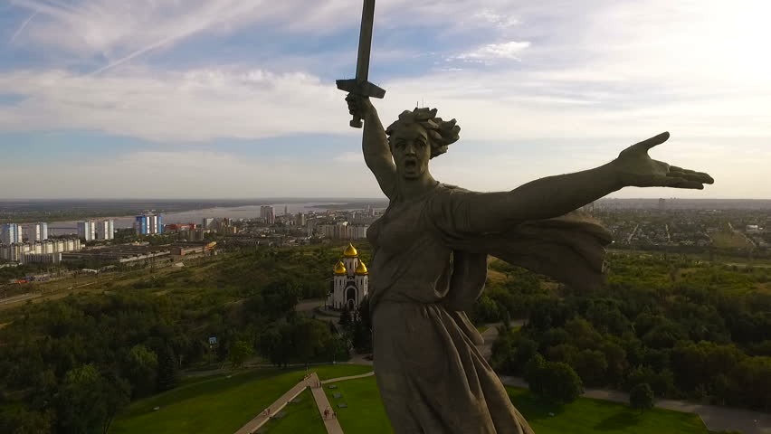 Video de stock de volgograd. historical memorial complex mamayev kurgan ...
