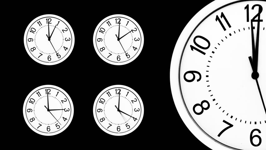 Time Lapse of Multiple Clocks Stock Footage Video (100% Royalty-free ...