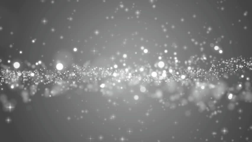 Abstract Silver Motion Particles. Animation Grey Background With Rays ...