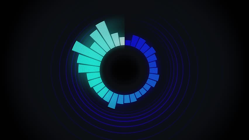 Audio Waveform Stock Footage Video (100% Royalty-free) 19858945 ...
