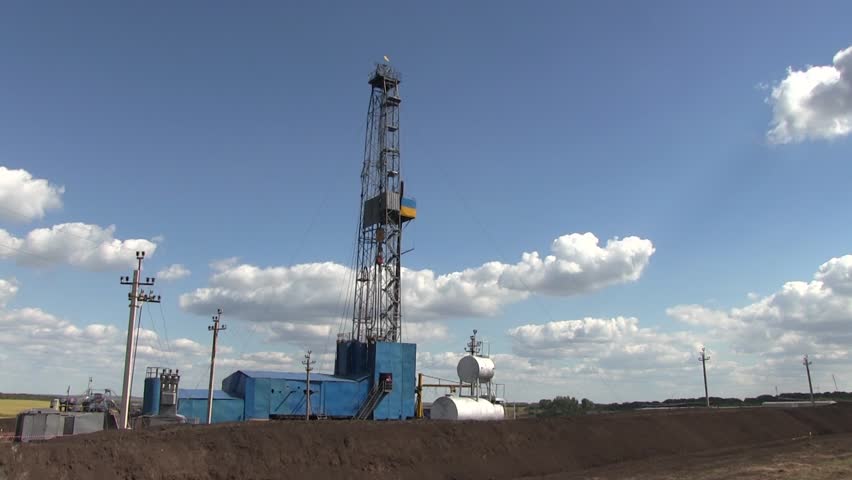 Drilling Rig On Drilling Site Stock Footage Video (100% Royalty-free ...
