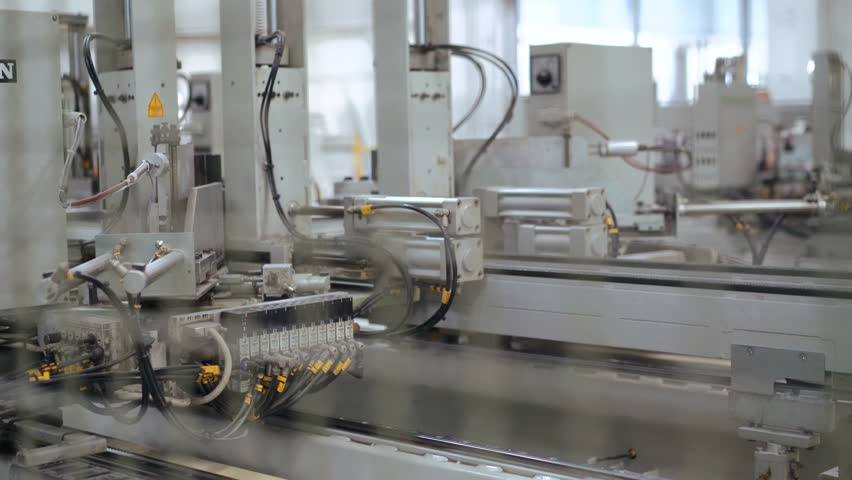 Machine In The Leather Industry ; Worker In The Leather Industry ...