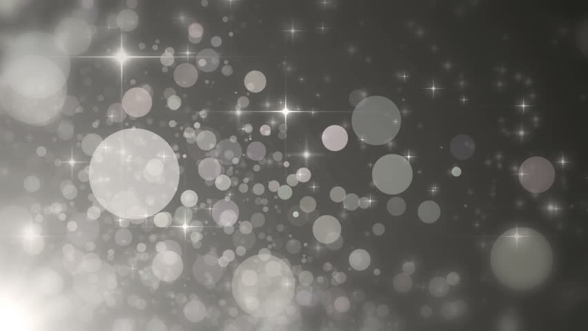 Glittering Grey Particle Backgroundbeautiful Silver Stock Footage Video ...