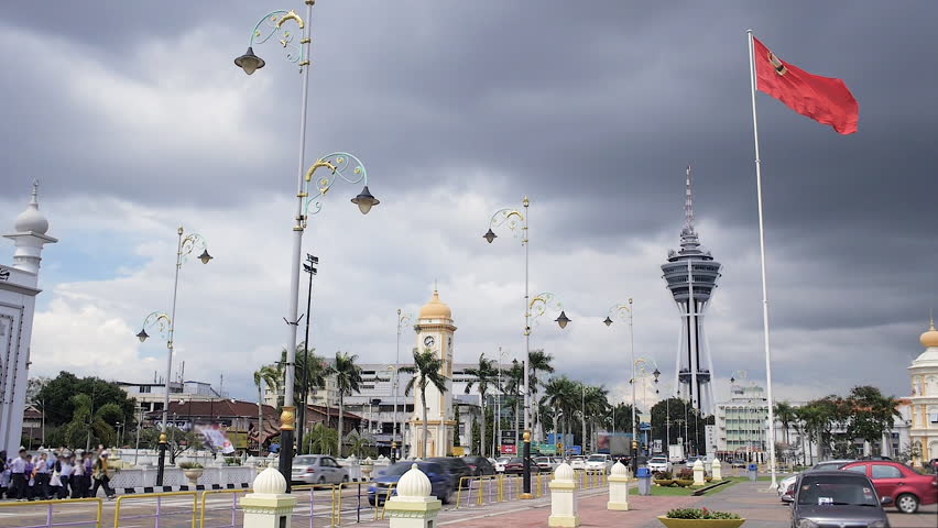 Alor Setar, Malaysia, Kedah. View To Menara From Square Dataran Alor ...
