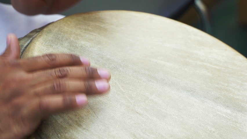 Closeup Mans Hands Drumming Out Stock Footage Video (100% Royalty-free ...