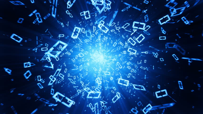 Animated Background with Binary Code. Stock Footage Video (100% Royalty ...