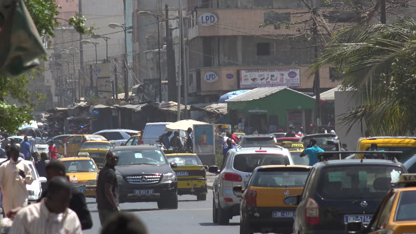 Vidéo de stock de dakar street scene, african traffic - | 21990865 ...