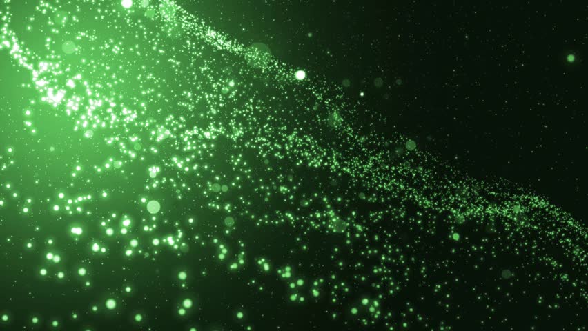 Green Abstract Background.universe Dust with วิดีโอสต็อก (ปลอดค่า ...