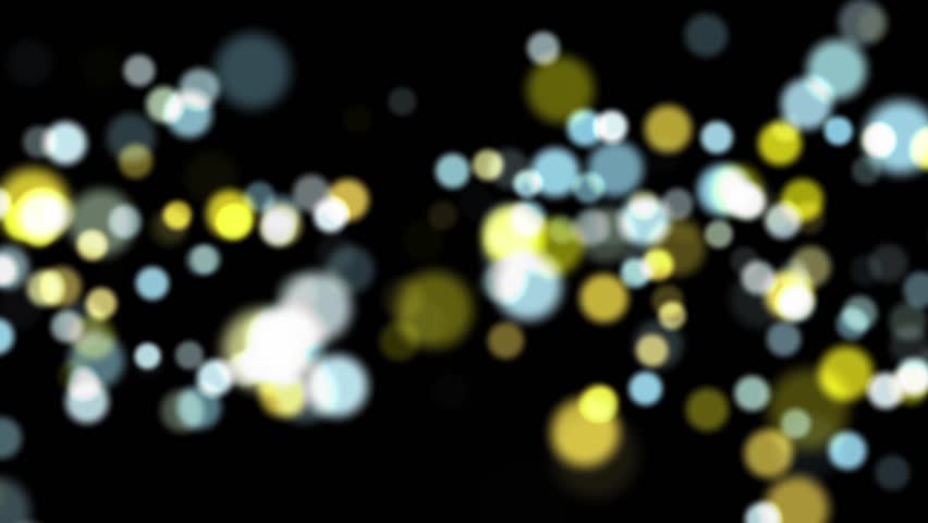 De Focused Green Orange Light Bokeh Flashlight Blurry Abstract Blue ...