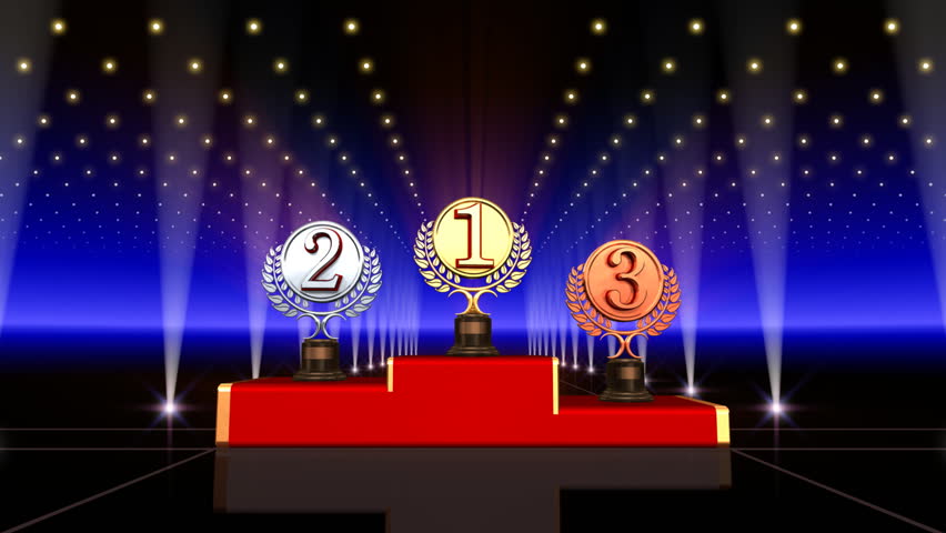 Podium Prize Trophy Number. Stock Footage Video 2242366 | Shutterstock