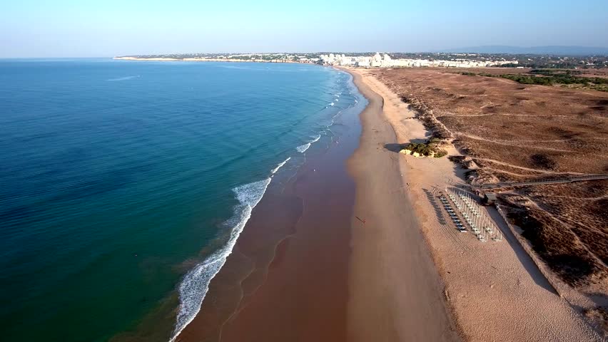 Stock video of aerial view of praia grande beach | 22766965 | Shutterstock