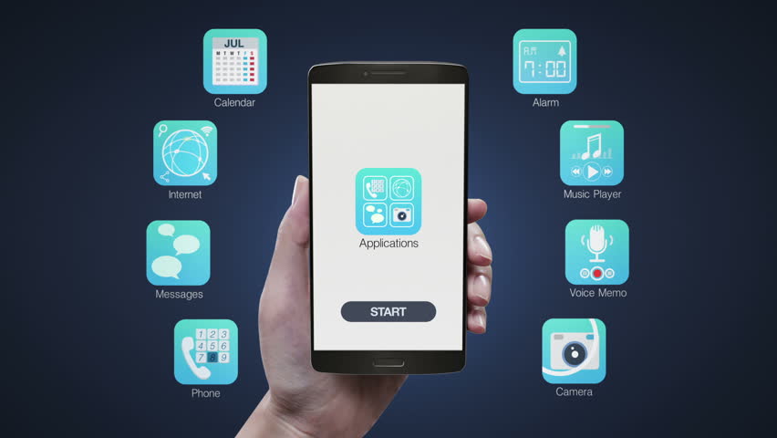 Travel Application Function For Smart Phone,mobile Stock Footage Video ...