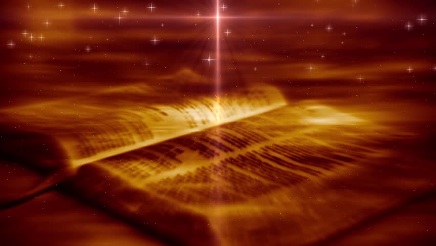 The Holy Bible Motion Background. Stock Footage Video (100% Royalty ...