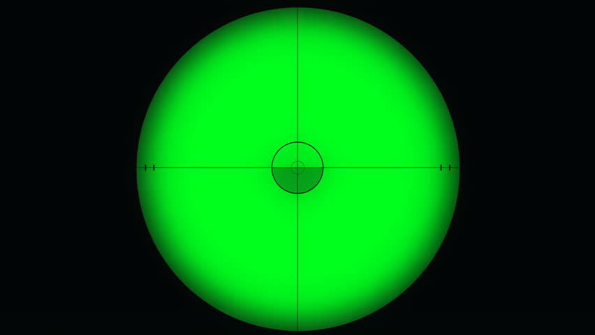 Sniper Scope - Greenscreen Filmati e video d'archivio 2073503 ...
