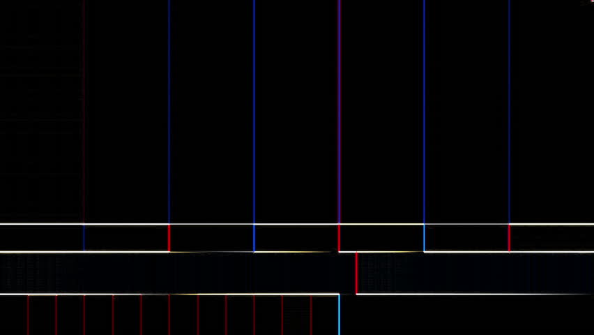 The Loss Of The Television Signal Corrupted Image Digital