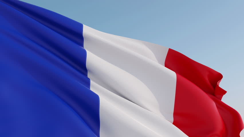 French Flag Stock Footage Video | Shutterstock
