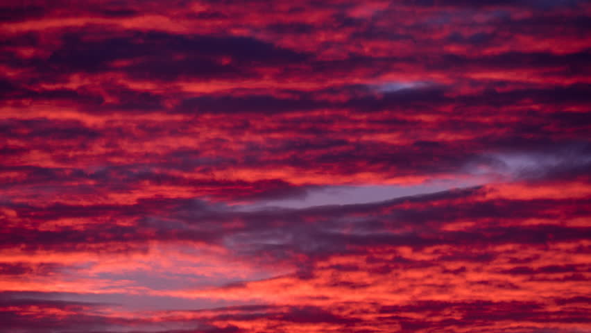 Red Purple Orange Blue Pink Sunset Sky Cloud Red Purple Cloudscape Time ...