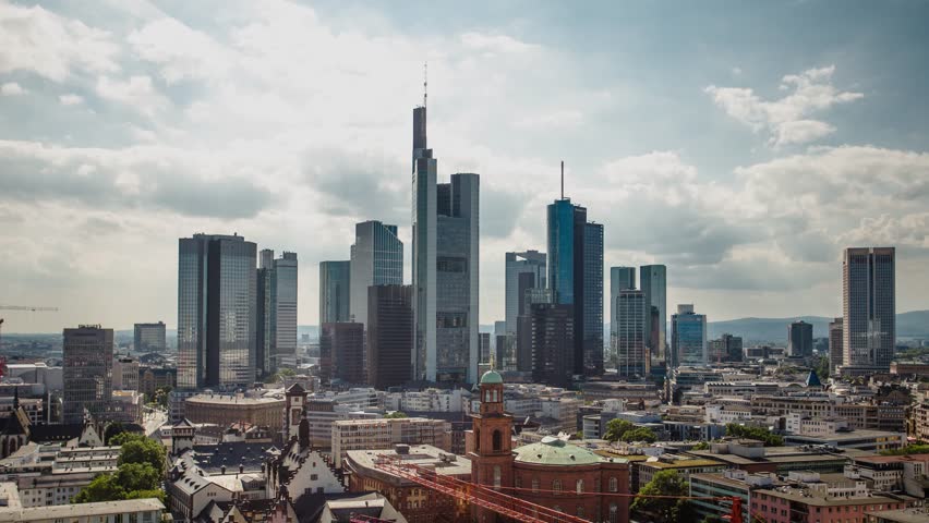 Germany Motion Timelapse, Big Office Stock Footage Video (100% Royalty ...