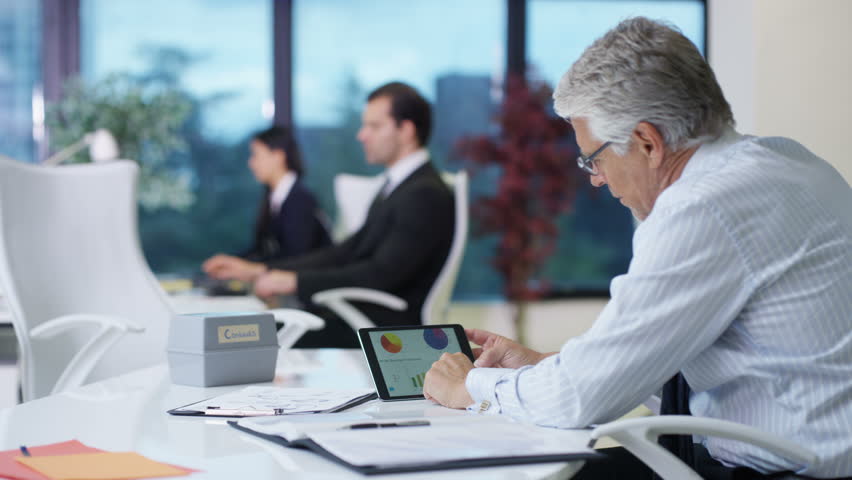 Generic Office People Working in Stock Footage Video (100% Royalty-free ...