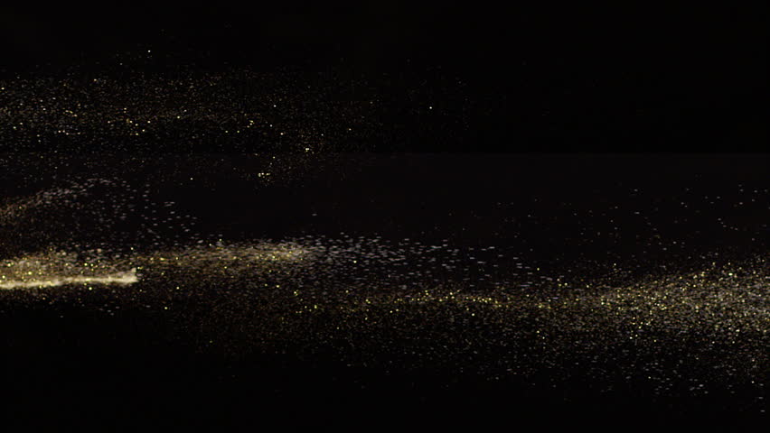 Falling Real Golden Dust from Stock Footage Video (100% Royalty-free ...