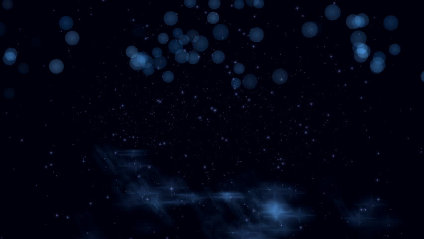 Particles Blue Amber Abstract Background Loop Stock Footage Video ...