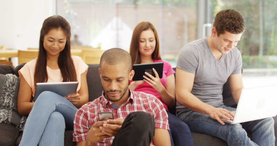 4k, Group of Young People Stock Footage Video (100% Royalty-free ...