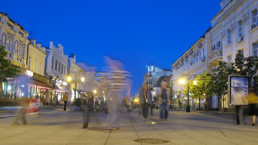 Stock Video Clip of SAMARA - MAY 7: (Timelapse View) People | Shutterstock