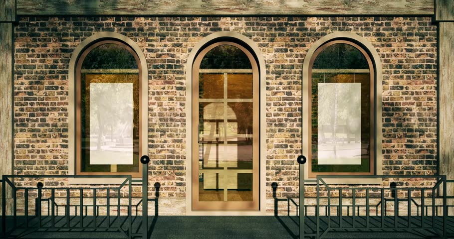 4k. Modern Empty Store Front Stock Footage Video (100% Royalty-free ...