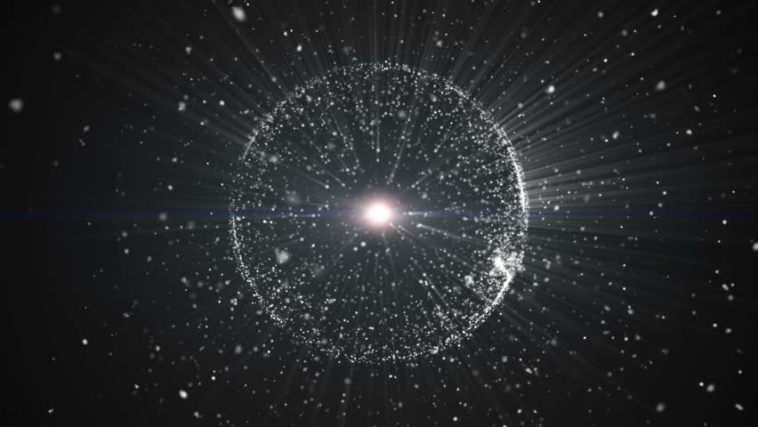 Galaxy Rotating With Cluster Of Stars As Animated Deep Space Background ...