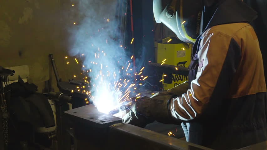 The Welding Machines Debris All Stock Footage Video (100% Royalty-free ...