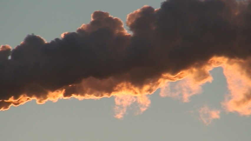 Smoke Clouds at Sunrise Stock Footage Video (100% Royalty-free) 25465 ...