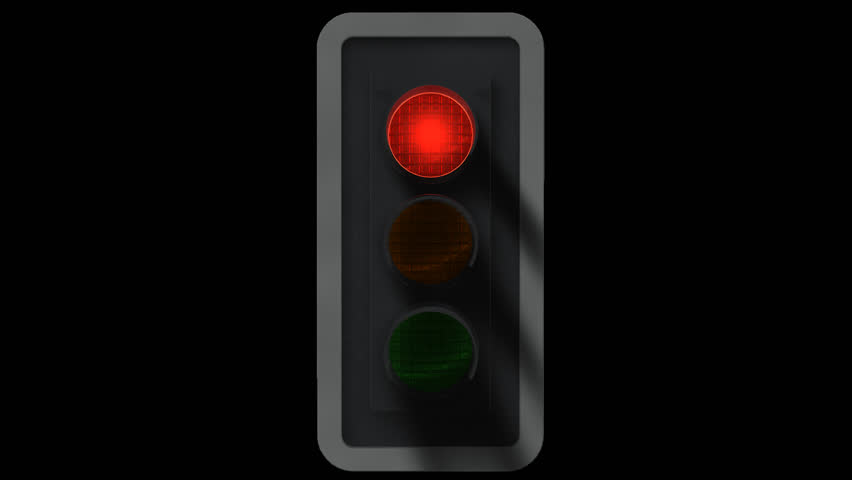 Animated Traffic Signal with Embedded Stock Footage Video (100% Royalty ...