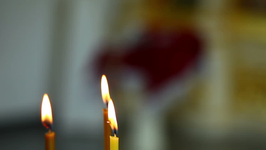 Candle Lights Up And Being Blown Out Slowly Stock Footage Video 2508821 ...