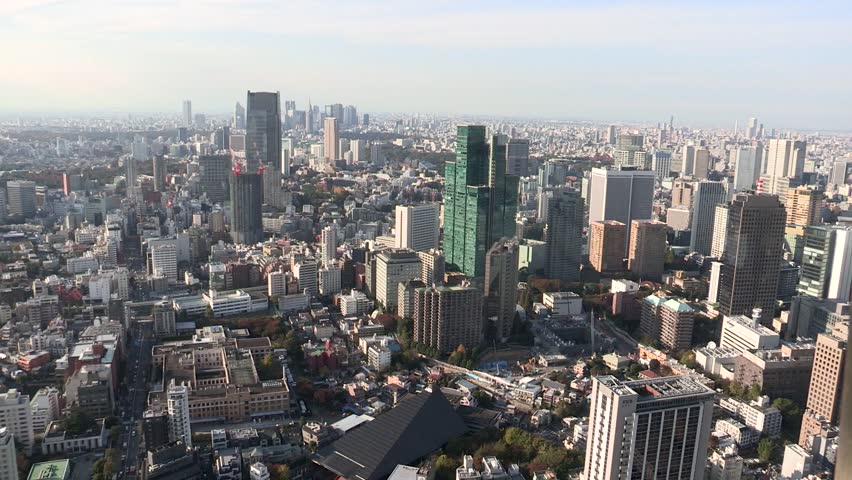 View of Modern Japan City Stock Footage Video (100% Royalty-free ...