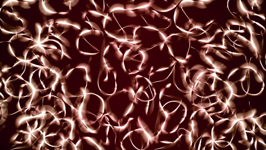 Yellow Microscopic Particles Bright Abstract Stock Footage Video (100% ...