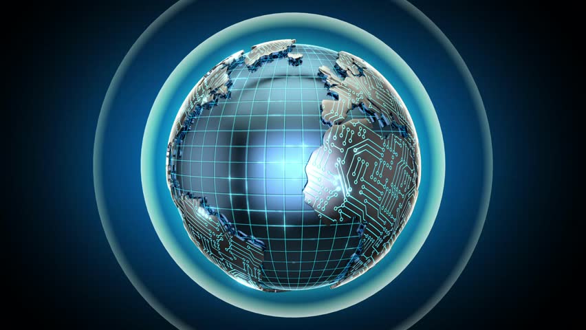 Earth Circuit Wireframe Stock Footage Video 26079683 | Shutterstock