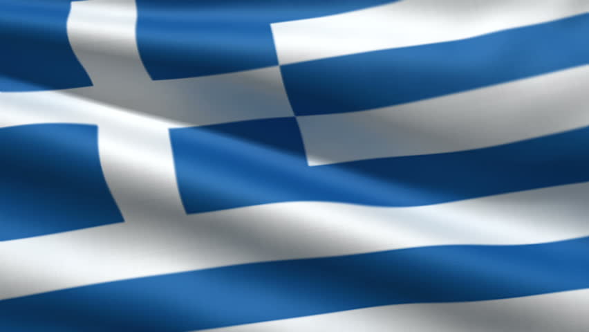 Greece Flag, 3d Animation. Perfect Video de stock (totalmente libre de ...